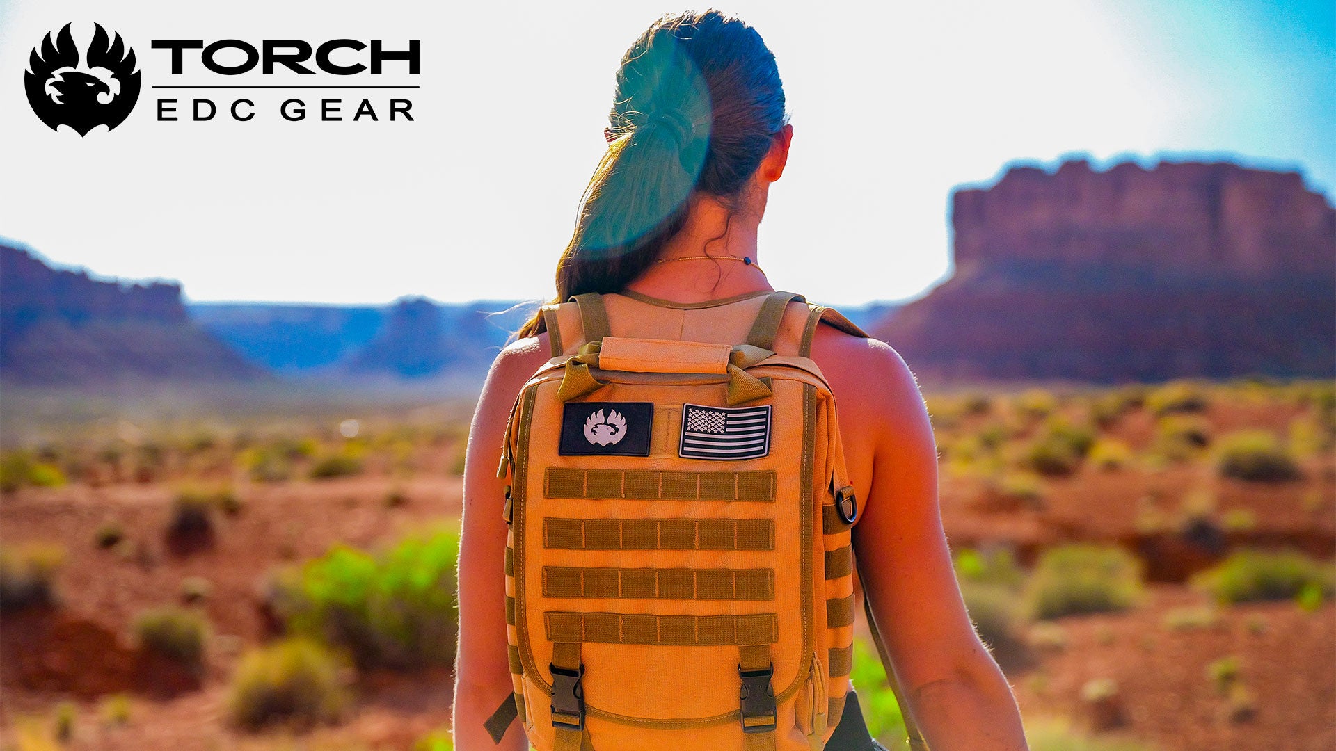 TORCH EDC Commuter Backpack V2 – MOLLE Daypack | BLACK – TORCH EDC Gear